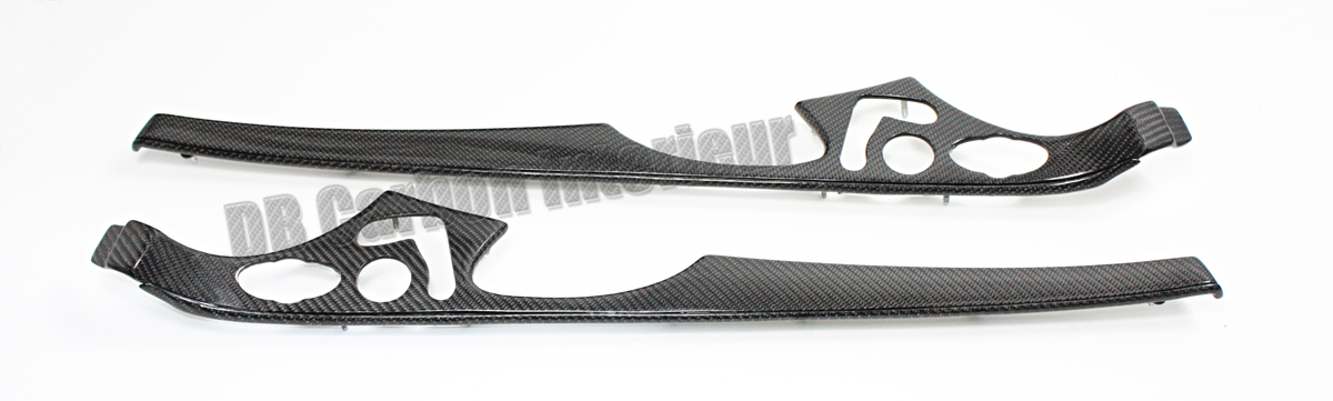 DB Carbon Door panel linings front r+l (long version) for Mercedes Benz ...