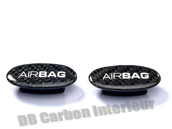 DB Carbon Airbag emblem door panel r+l for Porsche 996 targa